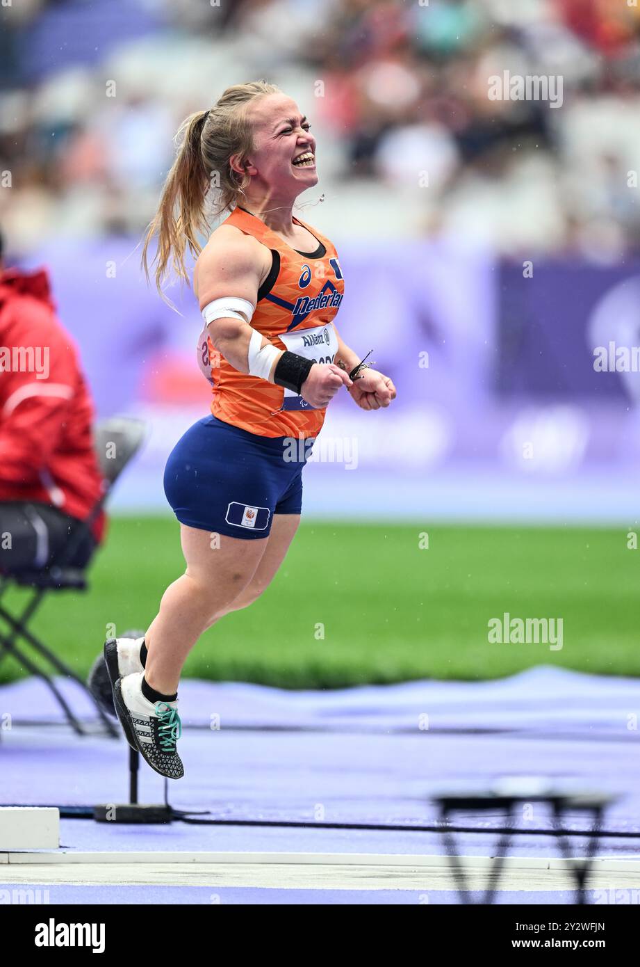 Lara Bears aus den Niederlanden trat am 7. September 202 bei den ...