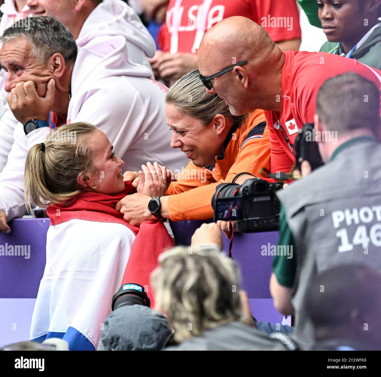 Lara Bears aus den Niederlanden trat am 7. September 202 bei den ...