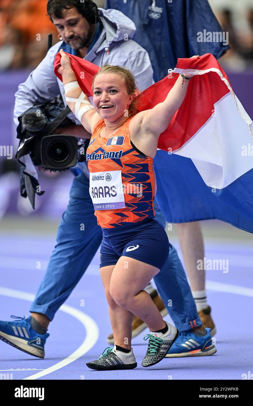 Lara Bears aus den Niederlanden trat am 7. September 202 bei den ...