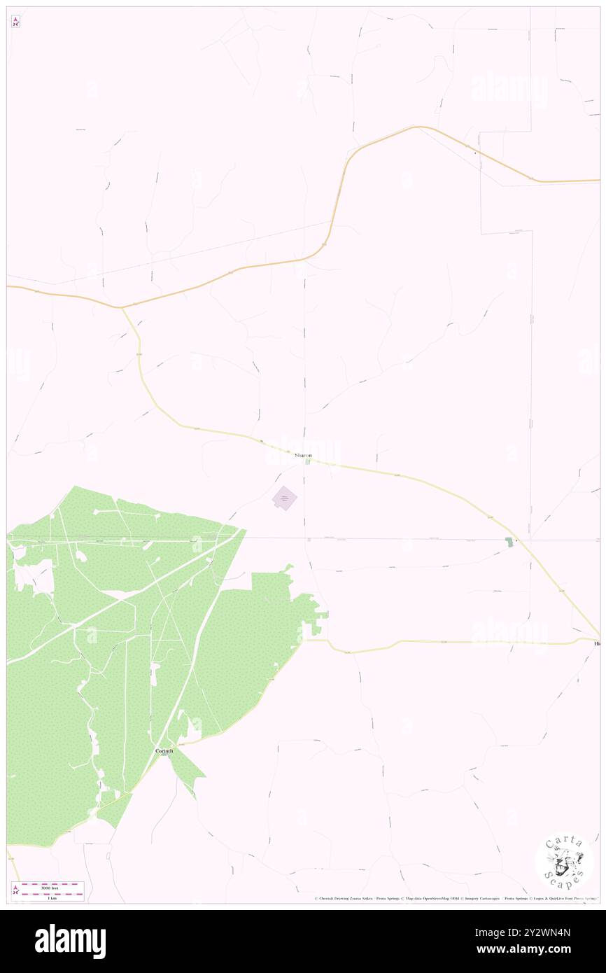 Sharon, Claiborne Parish, USA, USA, Louisiana, n 32 46' 18'', S 92 45 ...