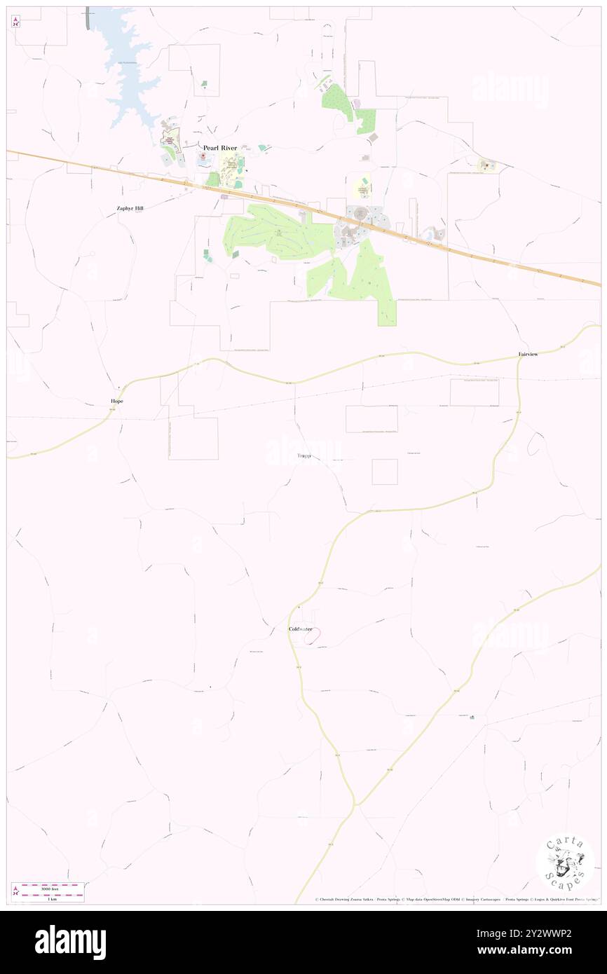Trapp, Neshoba County, USA, Mississippi, n 32 44' 22'', S 89 12' 49 ...