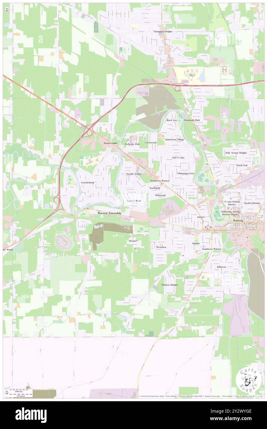 Austin Village, Trumbull County, USA, USA, Ohio, n 41 14' 33''', S 80 ...