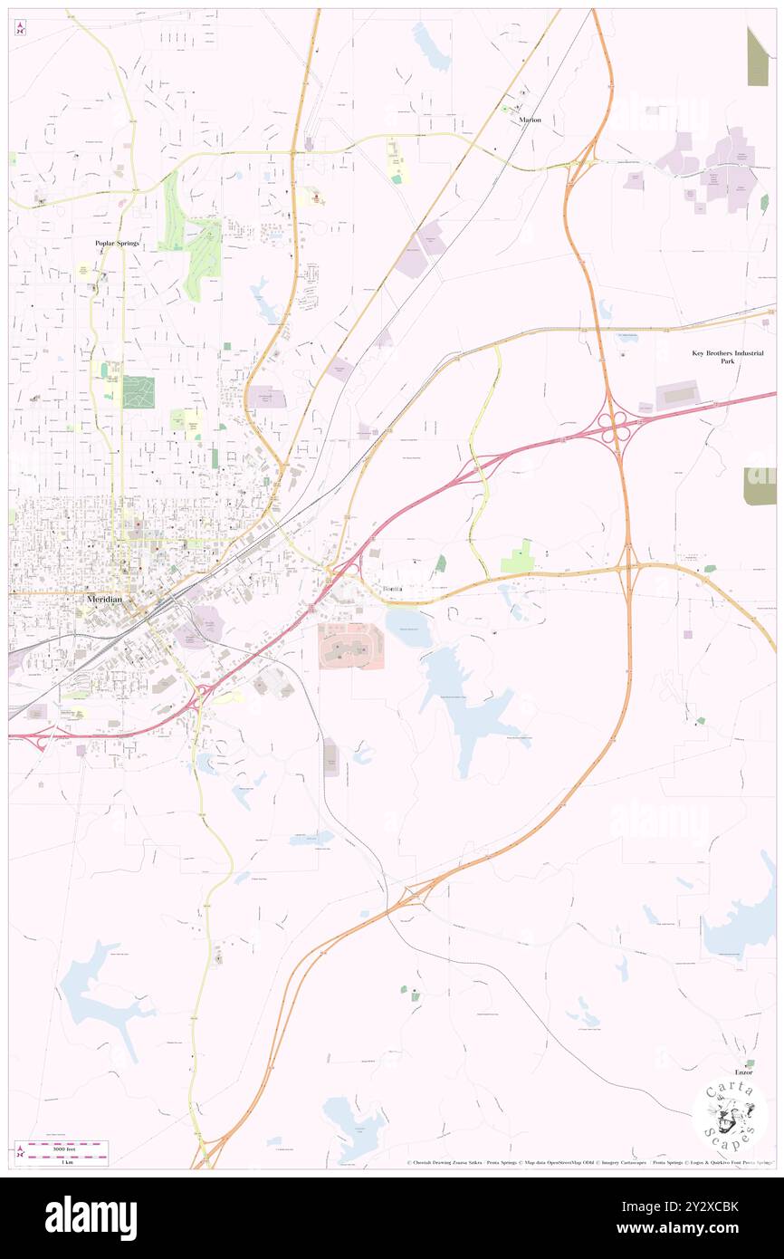 Bonita, Lauderdale County, USA, Mississippi, n 32 21' 55'', S 88 39' 57 ...