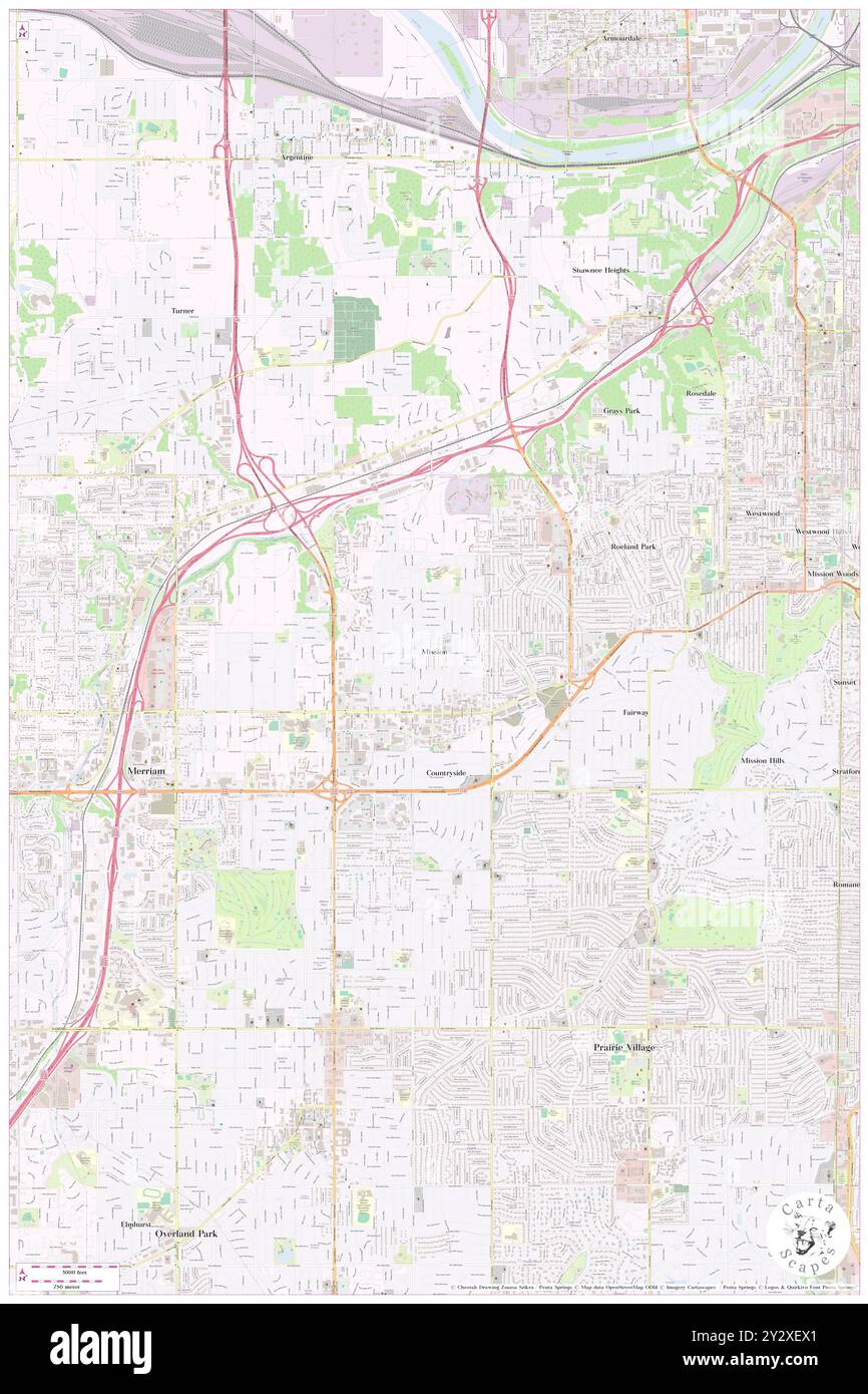 Mission, Johnson County, USA, USA, Kansas, n 39 1' 40''', S 94 39' 20 ...