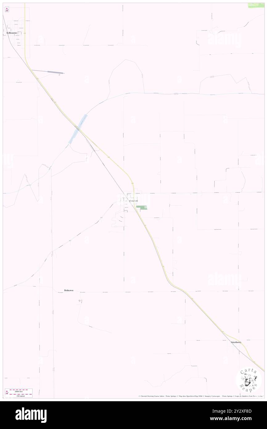Oakford, Menard County, USA, USA, Illinois, n 40 6' 9'', S 89 57' 47 ...