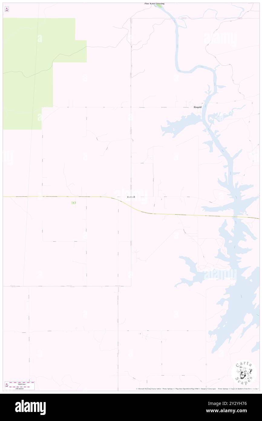Burwell, Pushmataha County, USA, USA, Oklahoma, n 34 11' 9'', S 95 9' 4'', Karte, Cartascapes ...