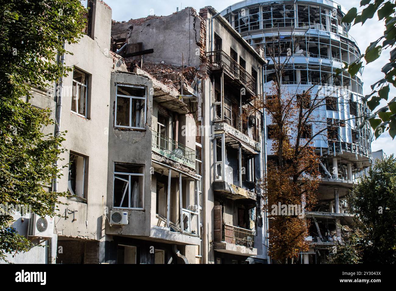 Charkiw, Ukraine, 11. September 2024 Stadtbild von Charkiw. Während des ...