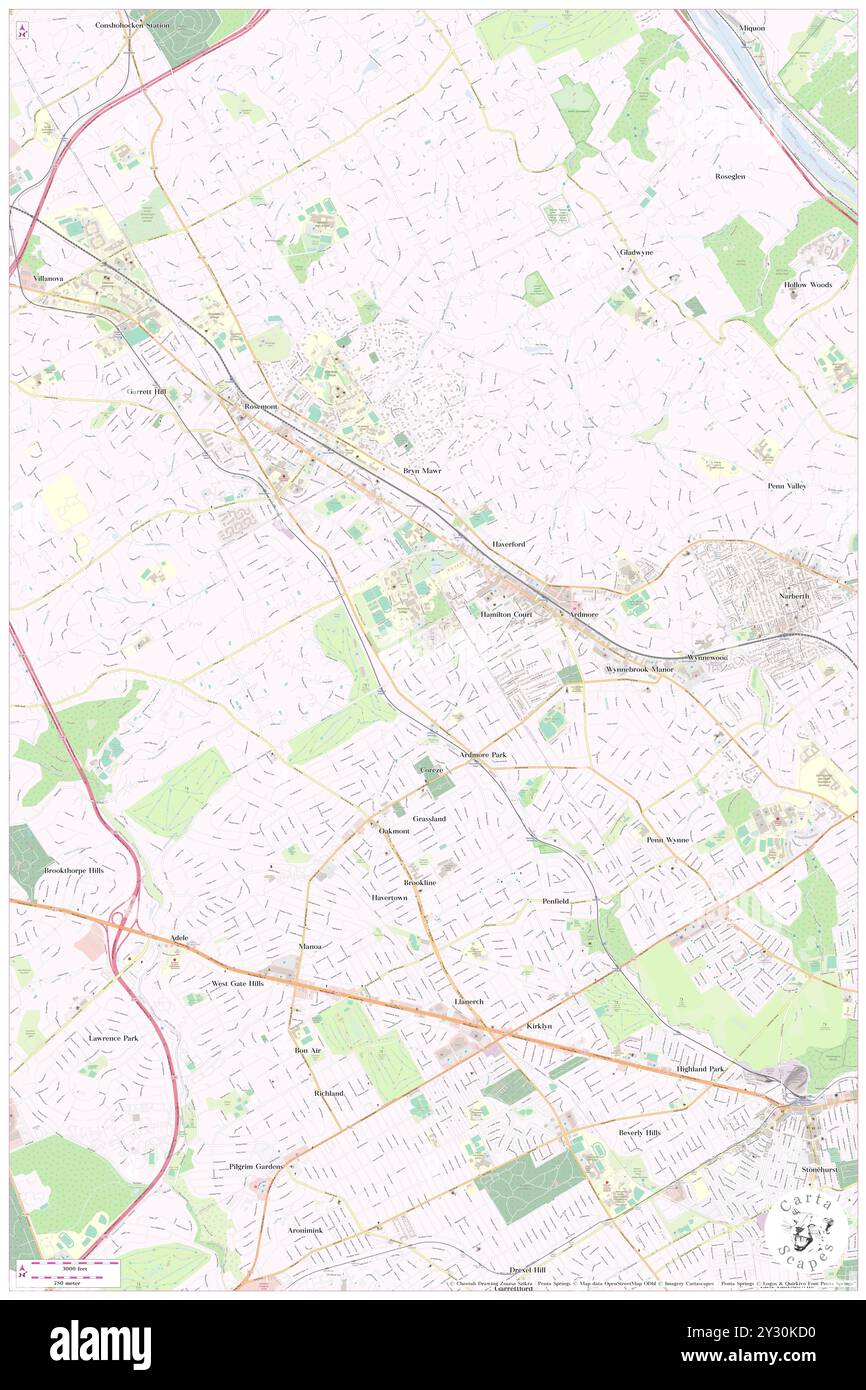 Haverford Village, Delaware County, USA, USA, Pennsylvania, n 40 0' 12 ...