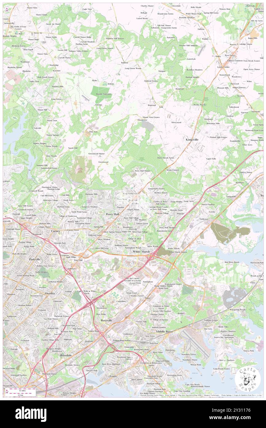 Perry Hall, Baltimore County, USA, USA, Maryland, n 39 24' 45'', S 76 ...