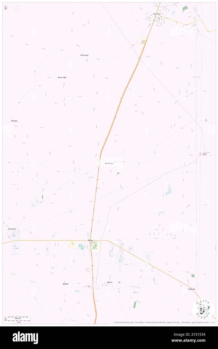 Old Diana, Upshur County, USA, USA, Texas, n 32 44' 26'', S 94 44' 35 ...