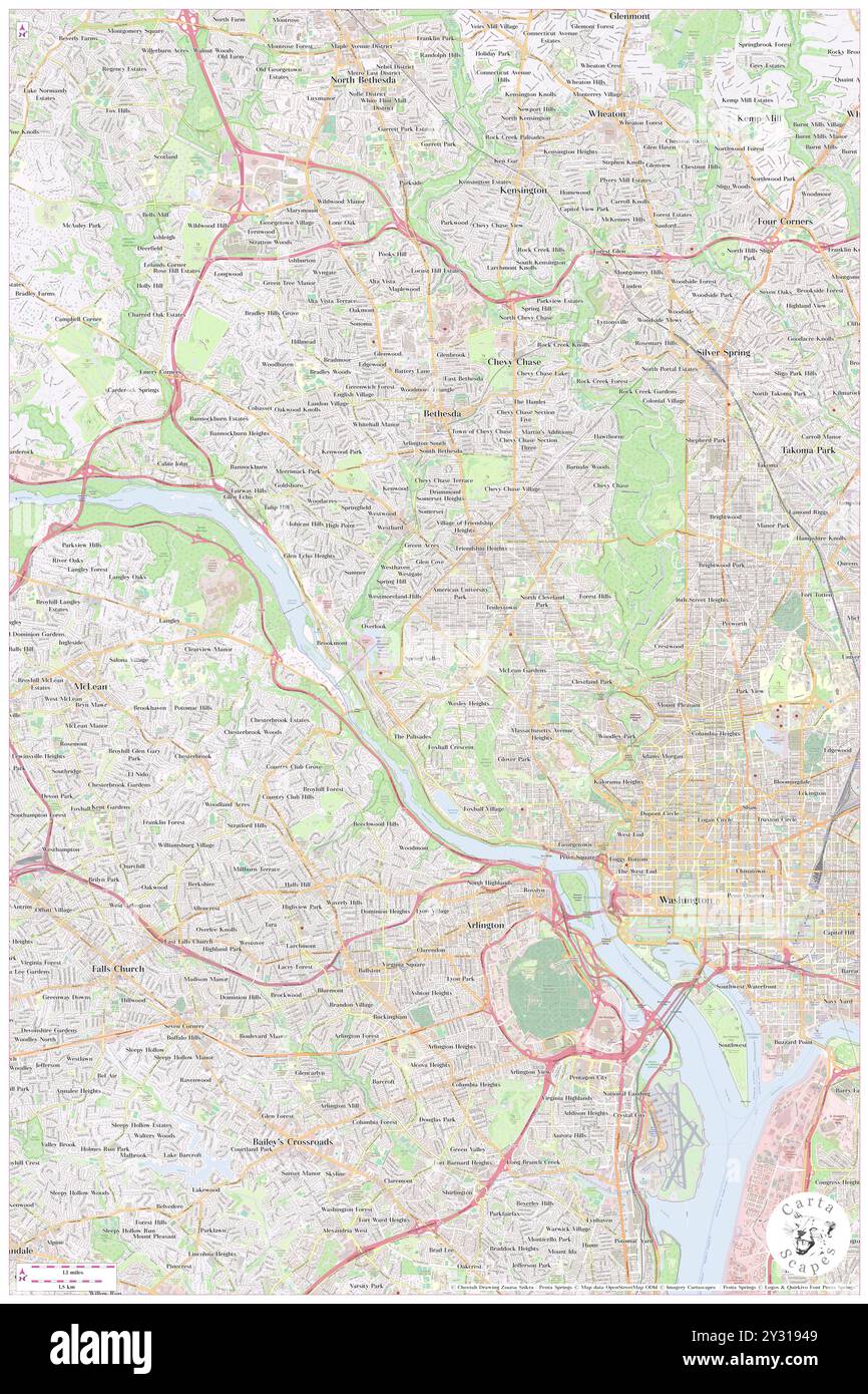 Spring Valley, Washington County, USA, USA, Washington, D.C., N 38 56 ...