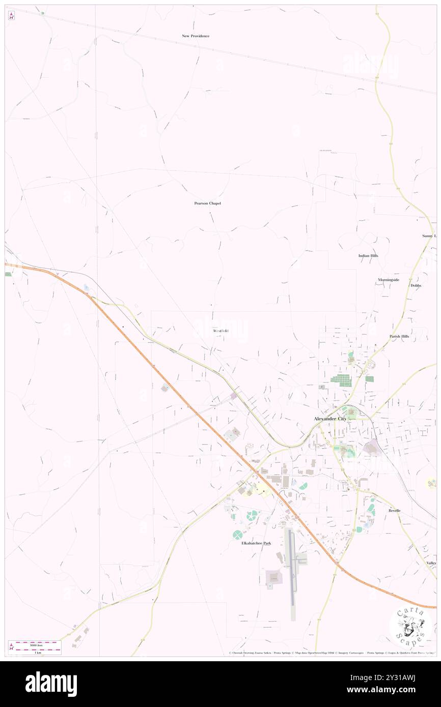 Westfield, Tallapoosa County, USA, Vereinigte Staaten, Alabama, n 32 57 ...