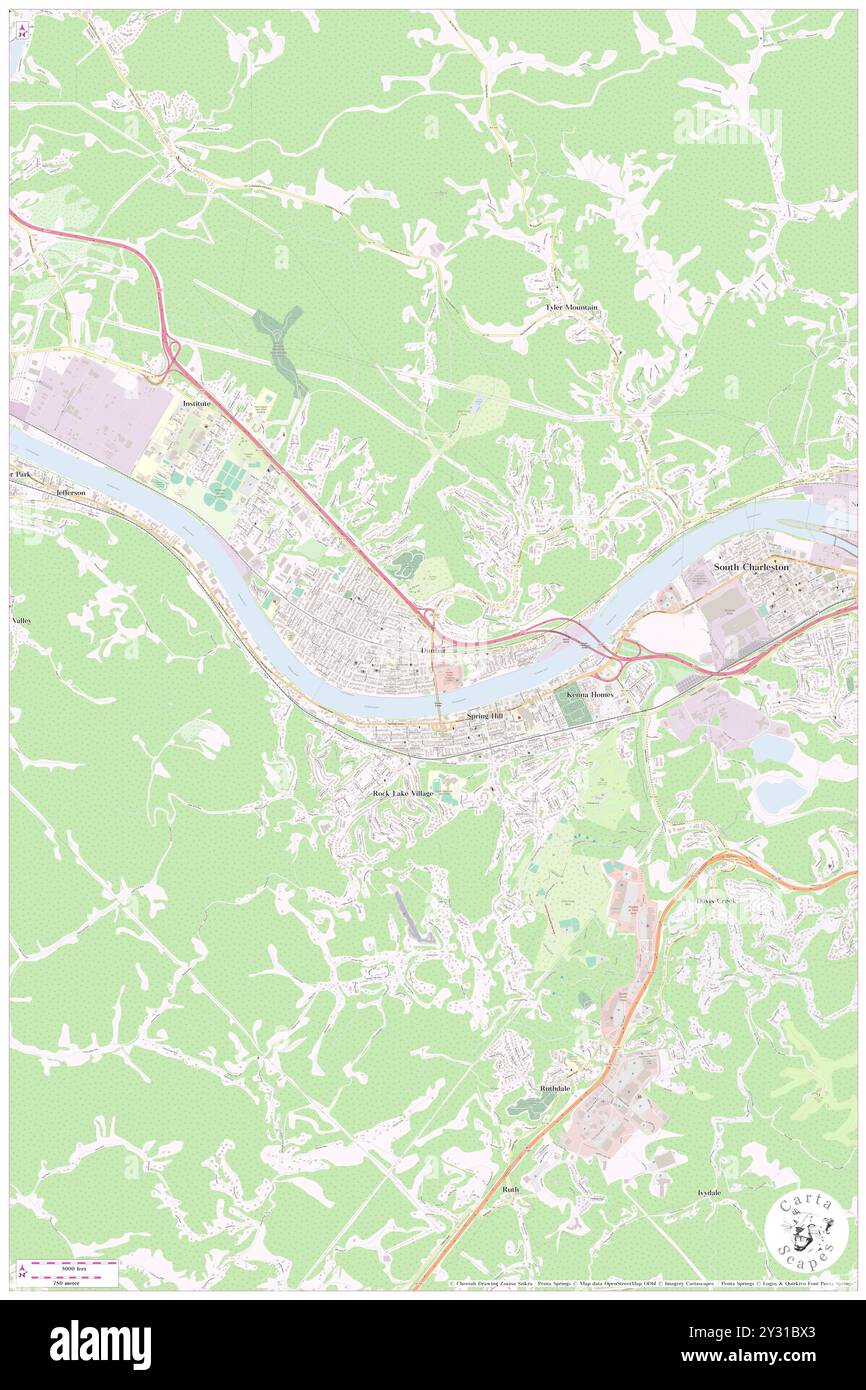 Dunbar, Kanawha County, USA, USA, West Virginia, n 38 21' 38''', S 81 ...