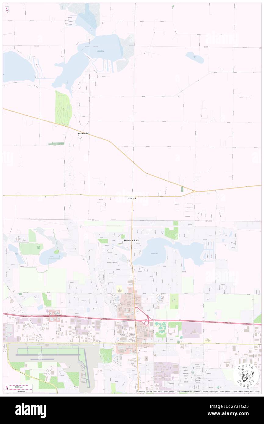 Allenton, Cass County, USA, USA, Michigan, n 41 45' 59''', S 85 58' 28 ...