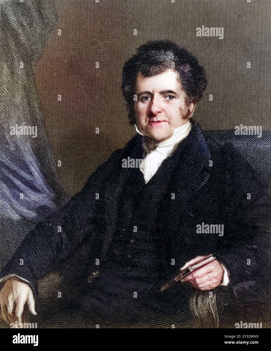 Richard Bright (1789-1858), englischer Arzt, geboren in Bristol. Er ...