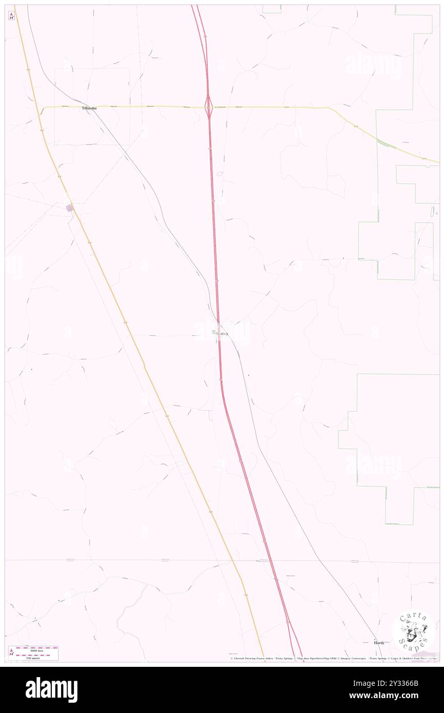 Scobey, Yalobusha County, USA, Mississippi, n 33 56' 29'', S 89 51' 57 ...