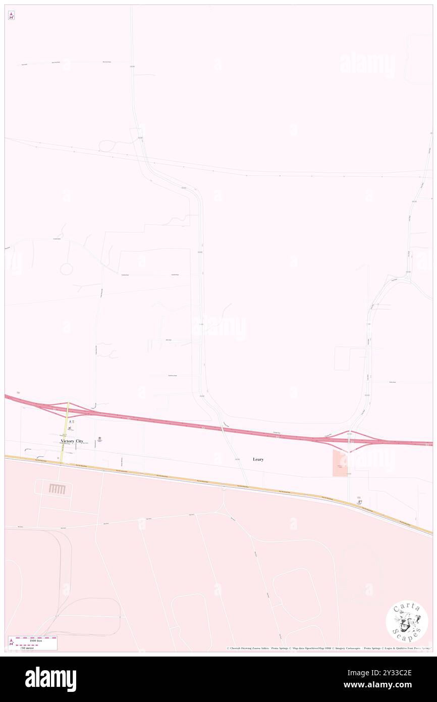Leary, Bowie County, USA, Texas, n 33 27' 36'', S 94 12' 27'', Karte ...