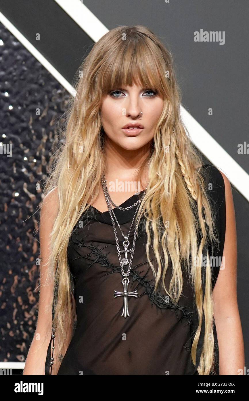Ny. September 2024. Victoria Deangelis at Arrivals for MTV VMAs 2024 ...