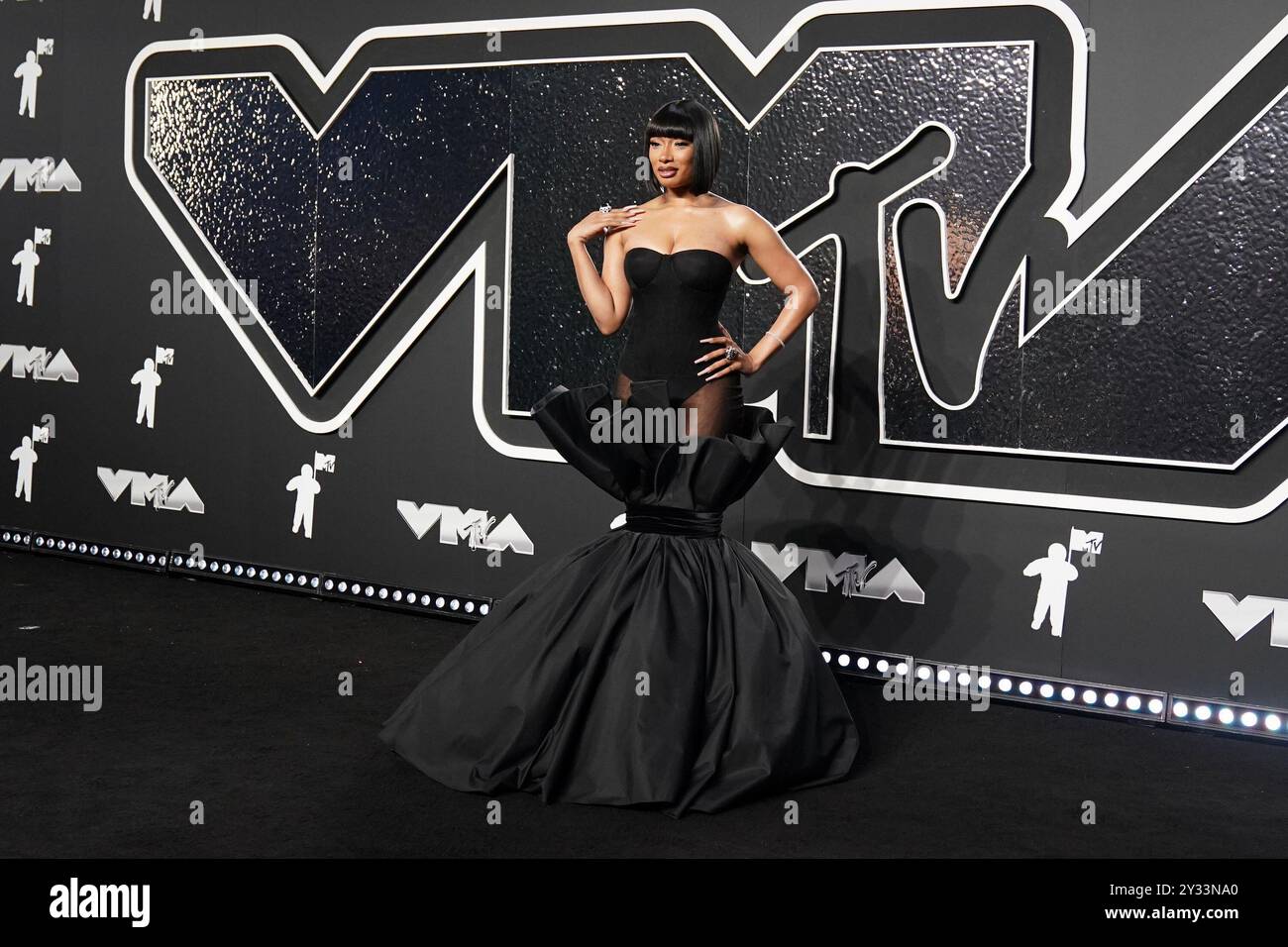 Ny. September 2024. Megan Thee Stallion bei Ankunft für MTV VMAs 2024 ...
