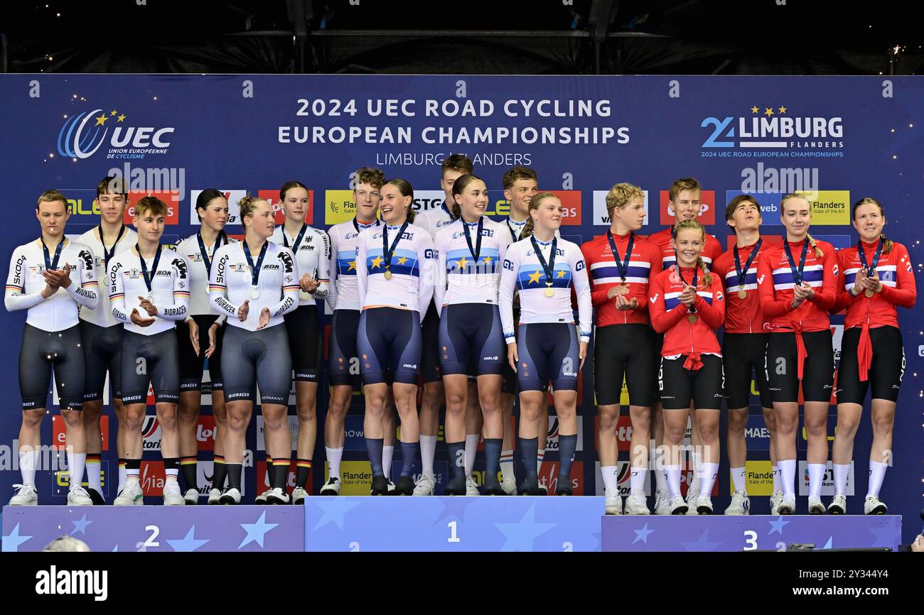 Deutschland männliches Team Paul Fietzke, Ian Kings und Paul -Felix ...