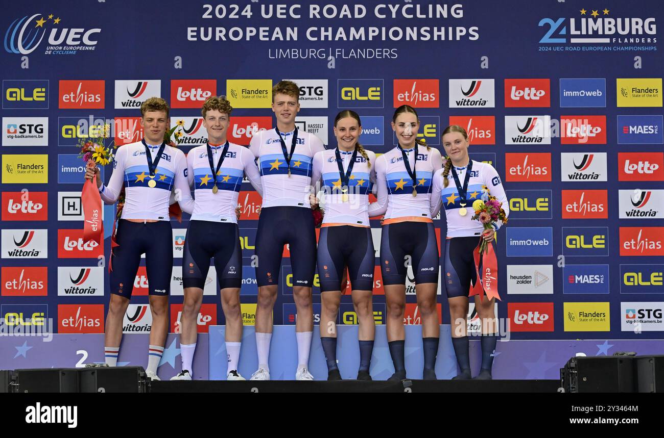 Hasselt, Belgien. September 2024. Das niederländische männliche Team ...