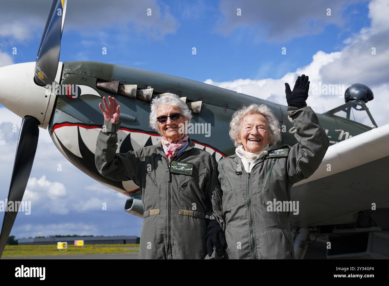 Die Veteranen aus dem Zweiten Weltkrieg Queenie Hall, 100 Jahre alt ...