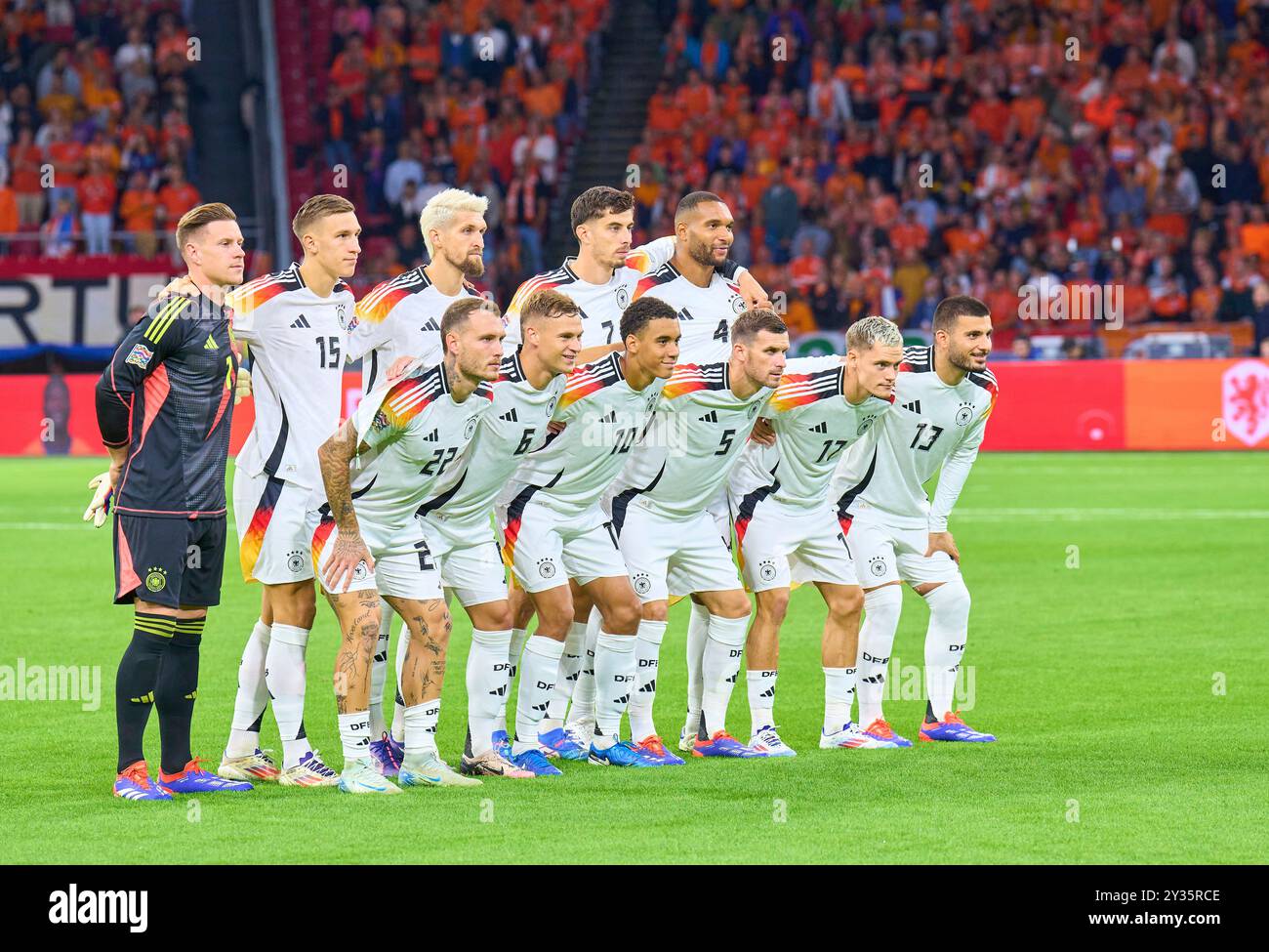 Team GER mit Joshua Kimmich, DFB 6 Marc-Andre ter STEGEN, DFB 1 Nico ...
