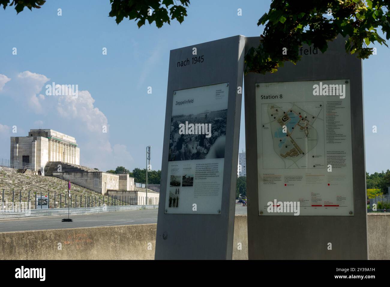 Zeppelinfeld Nürnberg Zeppelin Field Nazi Tribune Grandstand Stadium ...