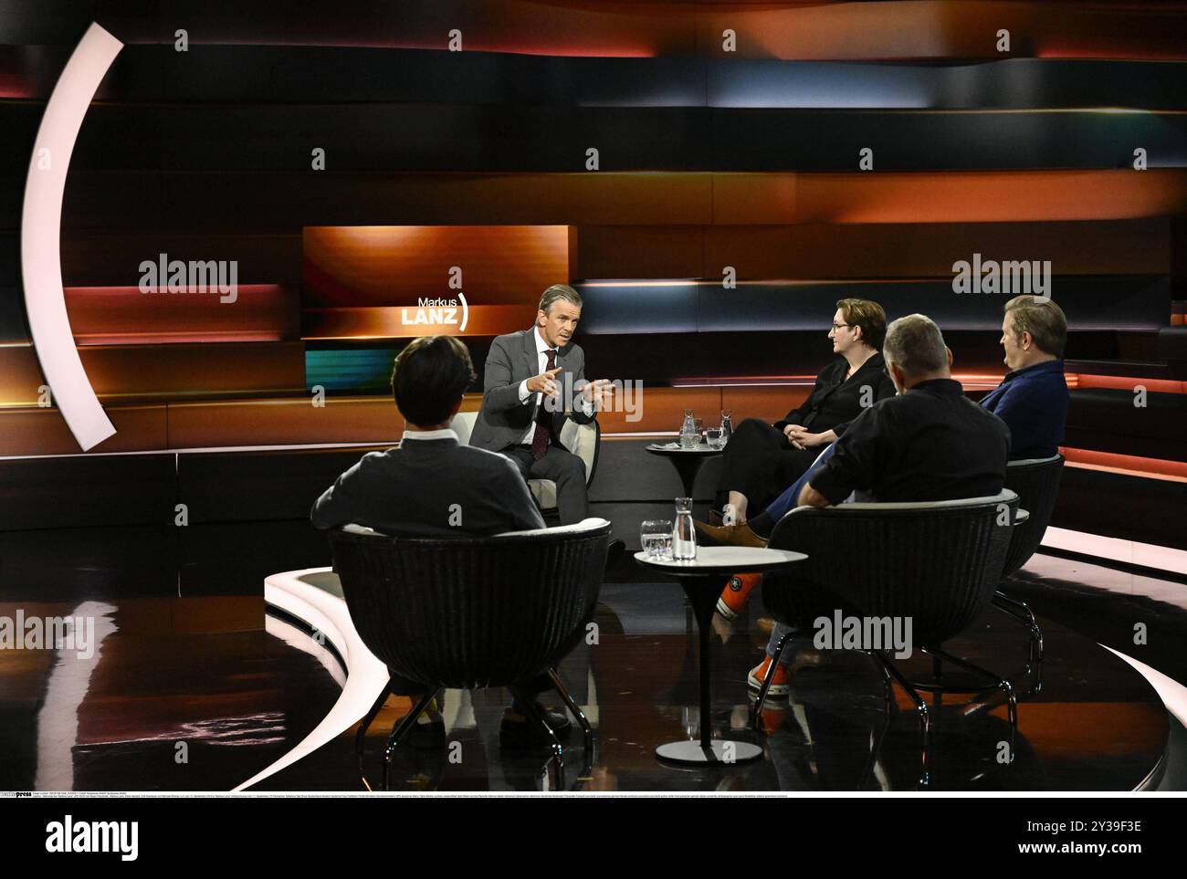 Talkrunde bei Markus Lanz , ZDF 09/24 her Bojan Pancevski , Markus Lanz ...