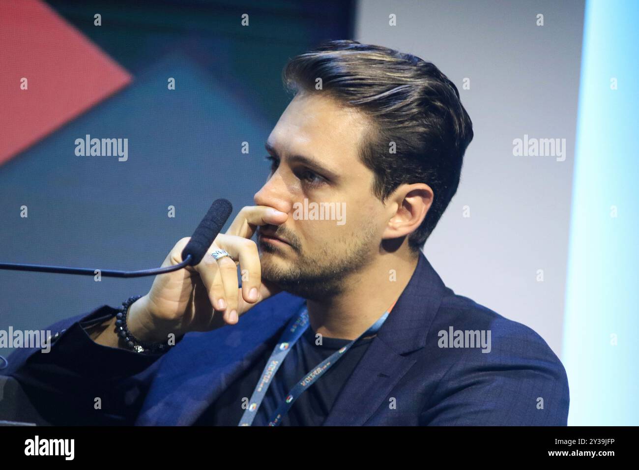 Sankt Petersburg, Russland. September 2024. Milos Bikovic, Theater- und ...