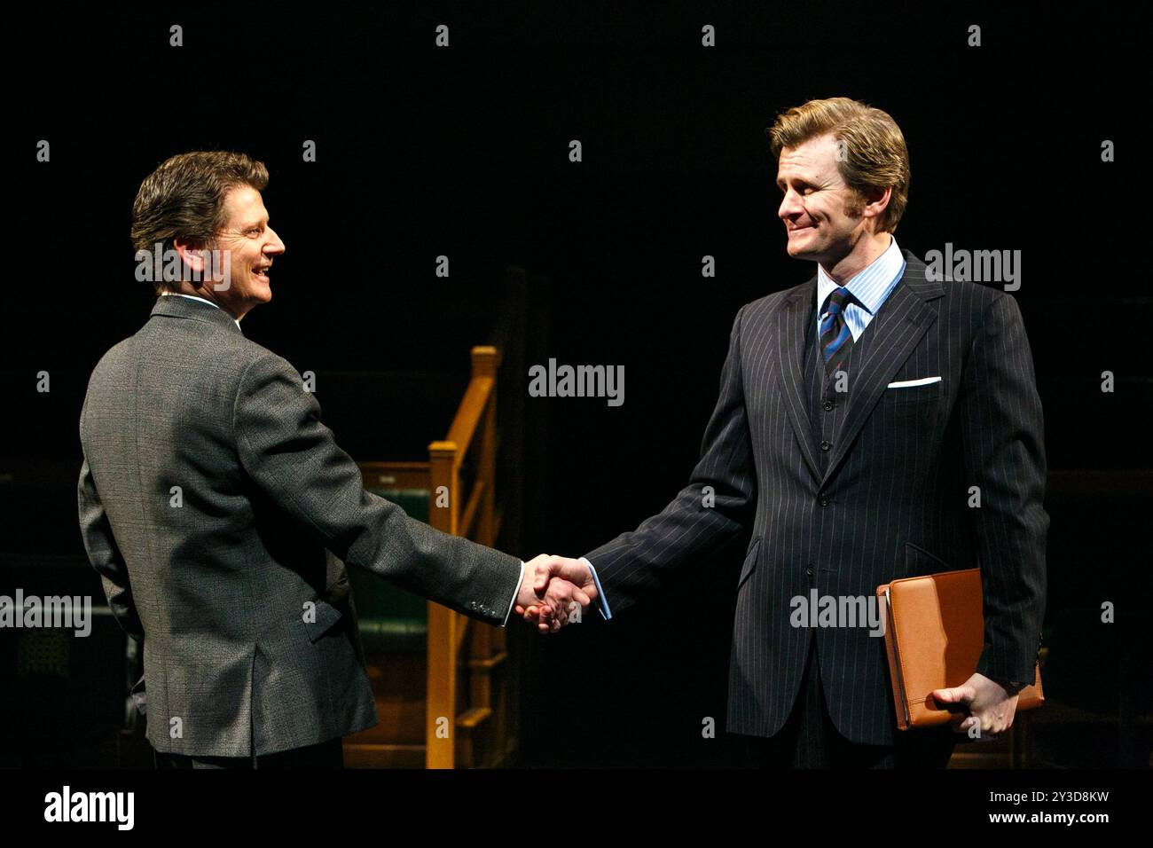 l-r: Reece DINSDALE (Walter Harrison), Charles Edwards (Jack Weatherill ...