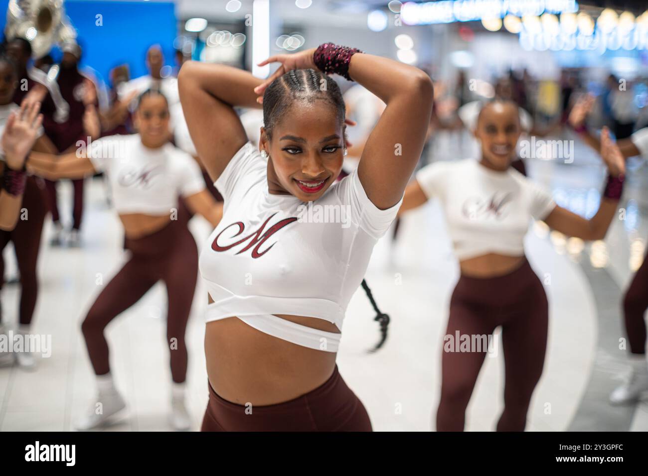 East Rutherford, New Jersey, USA. September 2024. Die Morehouse College ...