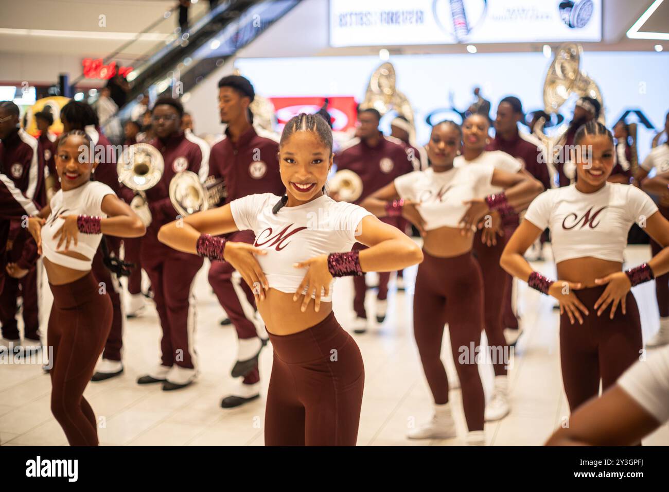 East Rutherford, New Jersey, USA. September 2024. Die Morehouse College ...