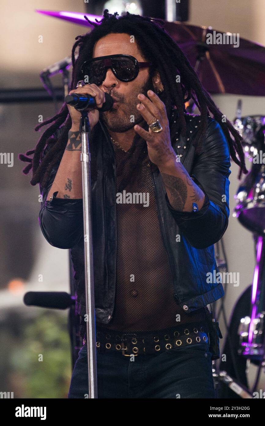 Ny. September 2024. Lenny Kravitz auf der Bühne für die NBC Today Show ...