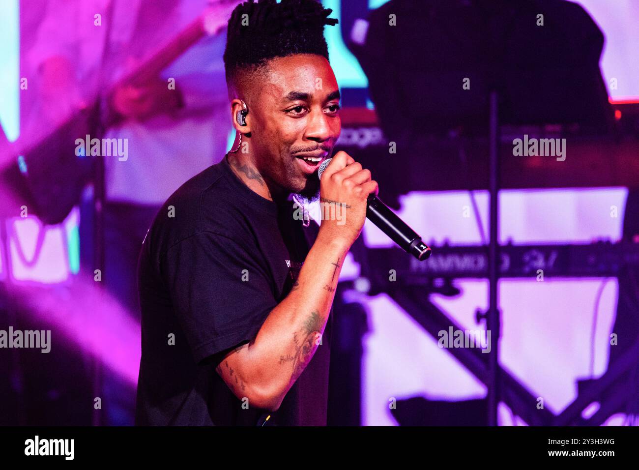 Edmonton, Kanada. September 2024. Daniel Nwosu Jr, bekannt als Dax ...