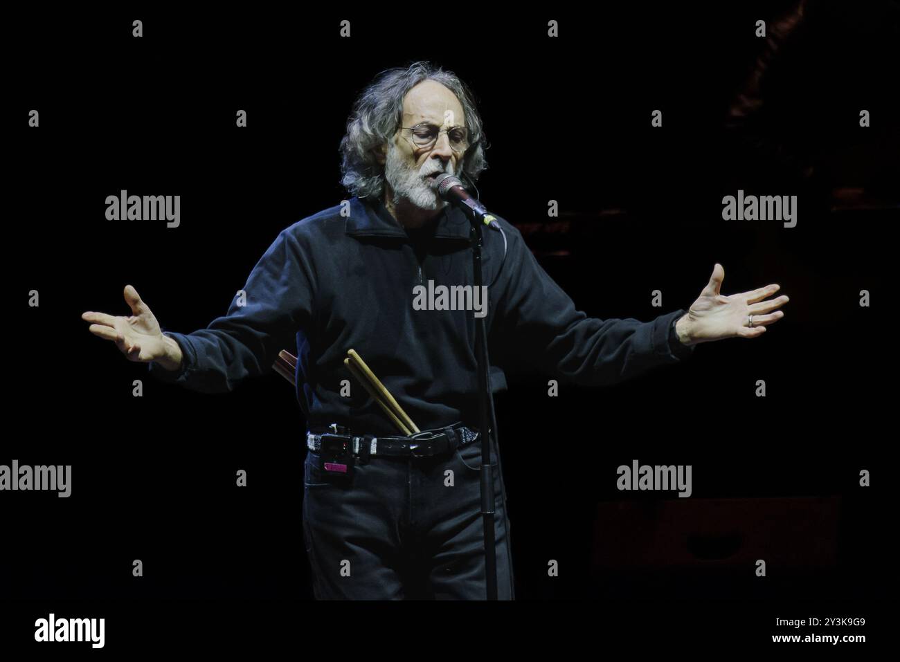 Franz Di Cioccio von der Band Premiata Forneria Marconi (PFM) tritt ...