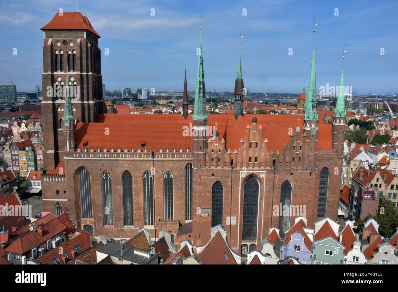 Polen, Danzig, 29.08.2024 die Konkathedralbasilika der Aufnahme der ...