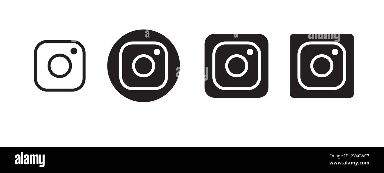 Instagram logo dessin Ausgeschnittene Stockfotos und -bilder - Alamy