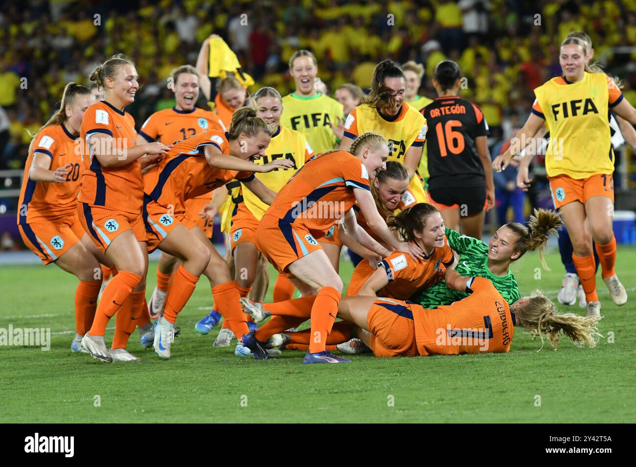 Cali, Kolumbien. September 2024. Zoe Zuidberg, Jet van Beijeren, Veerle ...