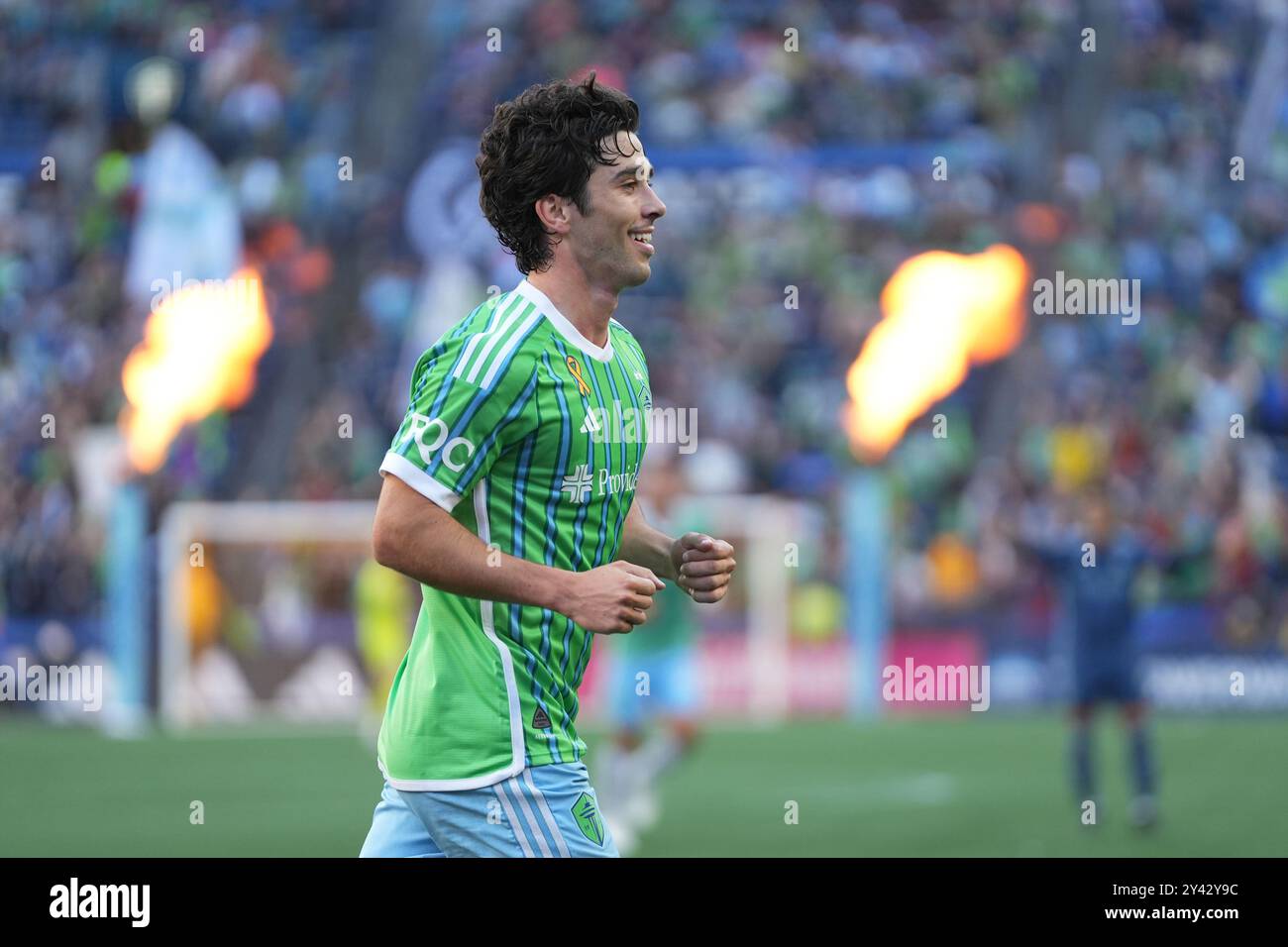 Seattle, Usa. September 2024. Der Mittelfeldspieler Paul Rothrock (14 ...