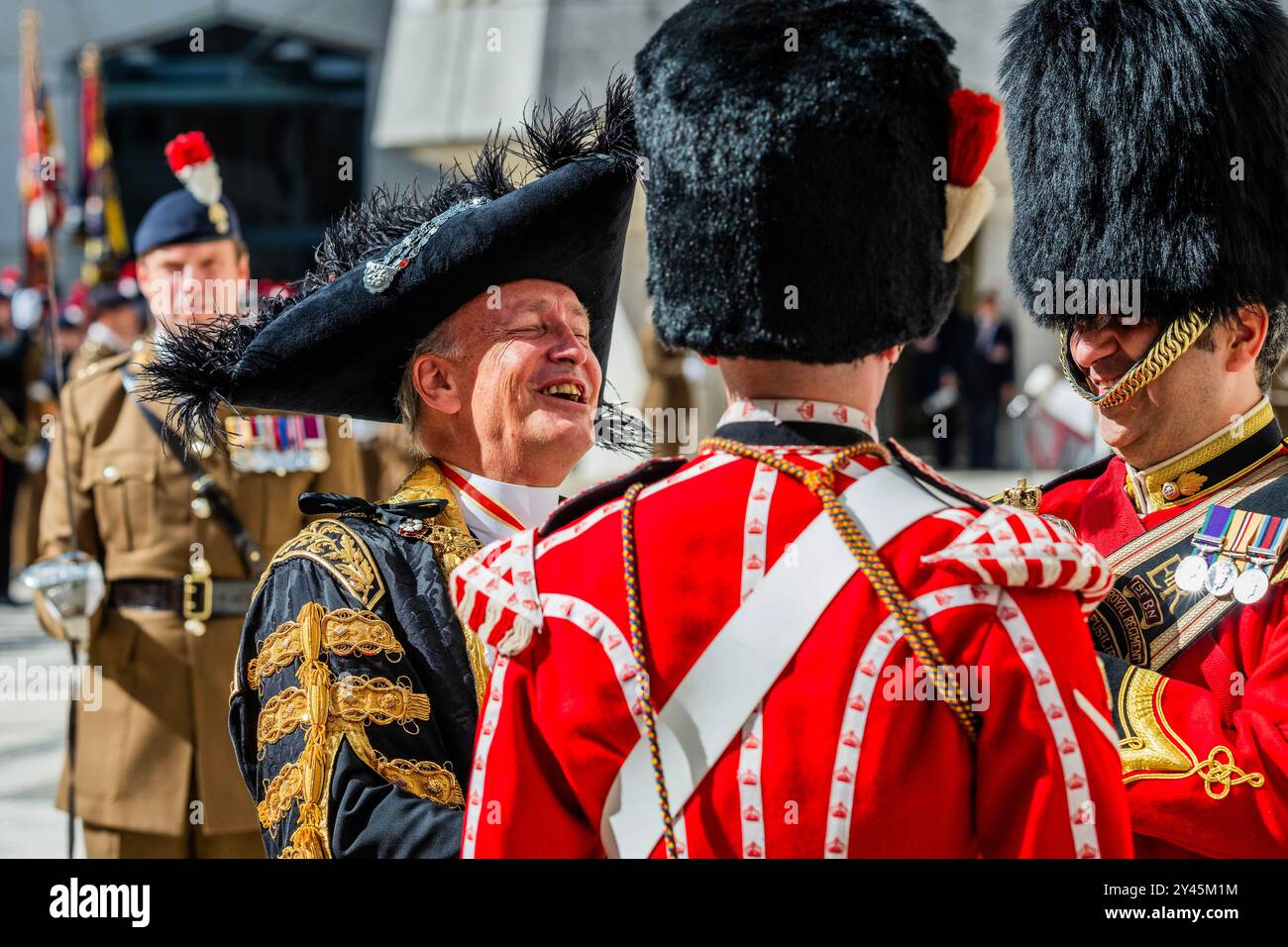 London, Großbritannien. September 2024. Bei einer Parade in der ...