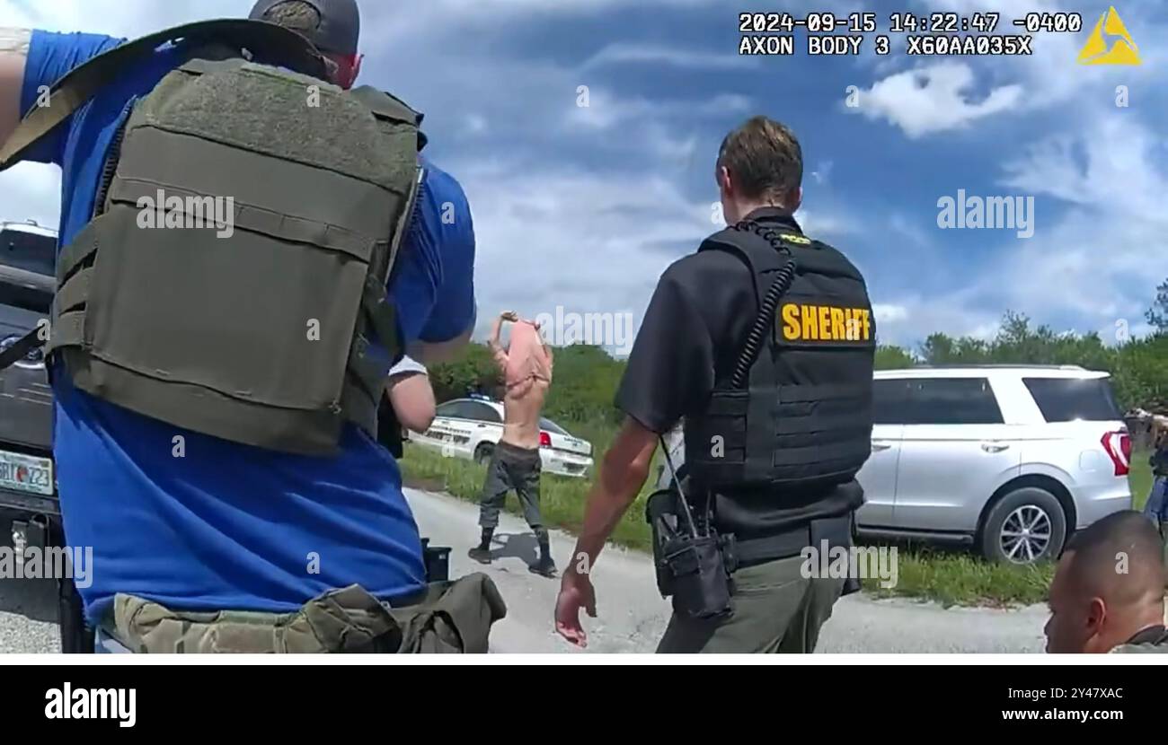 Martin County, Florida, USA. September 2024. Body Cam-Video RYAN WESLEY ...