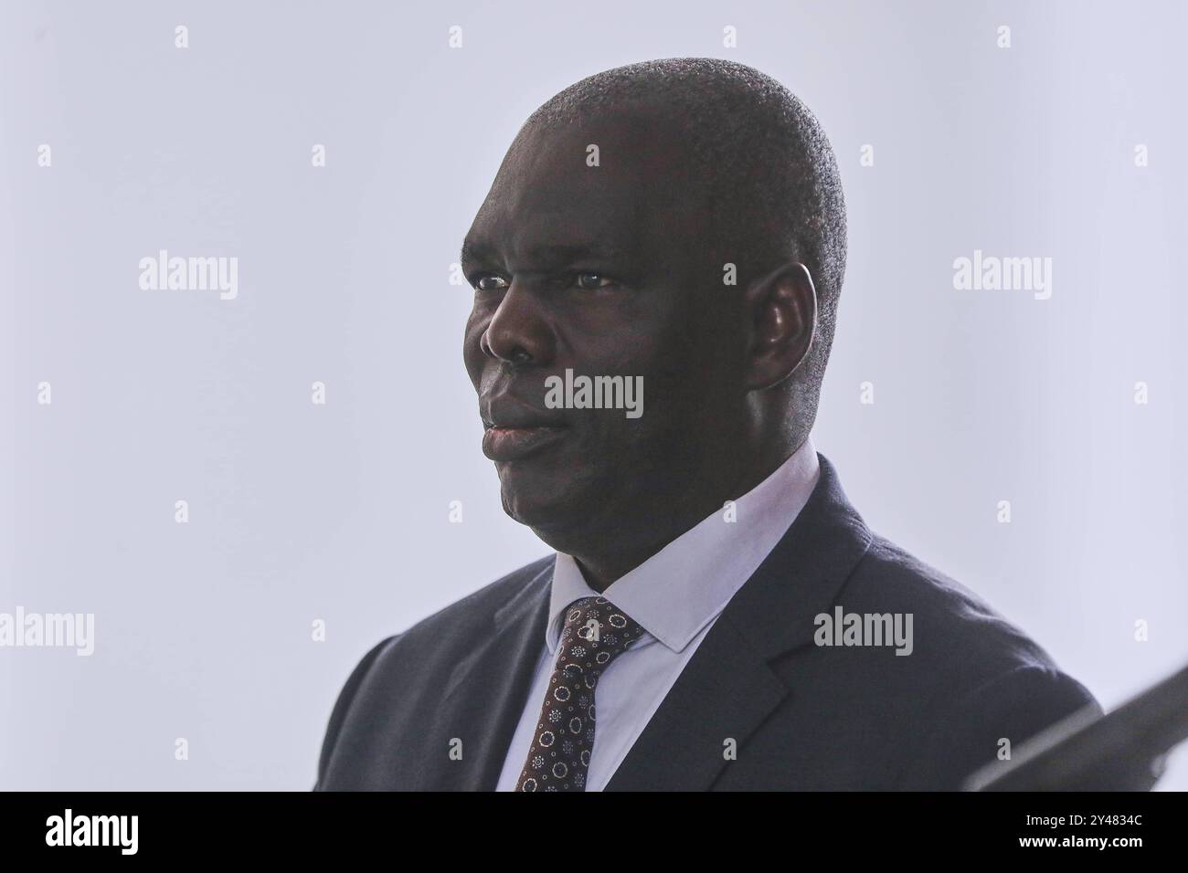 Berlin, Deutschland, 10.09.2024: Bundeskanzleramt: Begrüßung des ...