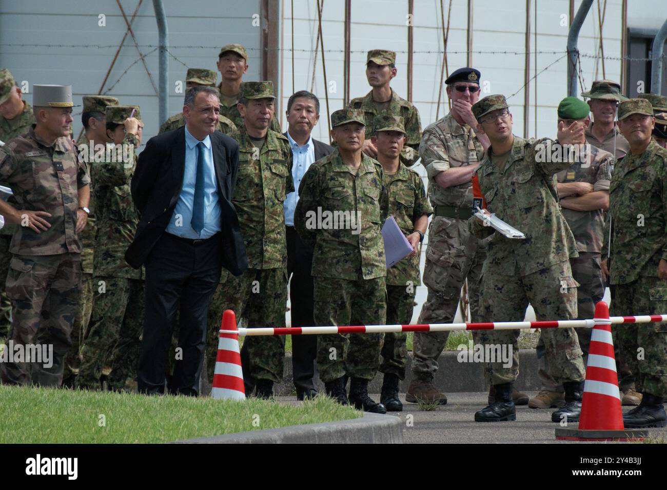 Shikama, Japan. September 2024. Der französische Botschafter in Japan ...