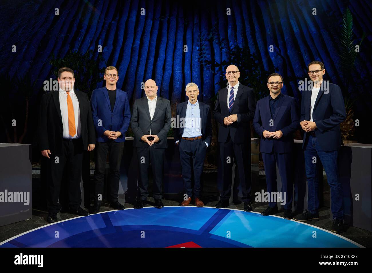 Potsdam, Deutschland. September 2024. Die führenden Parteikandidaten ...