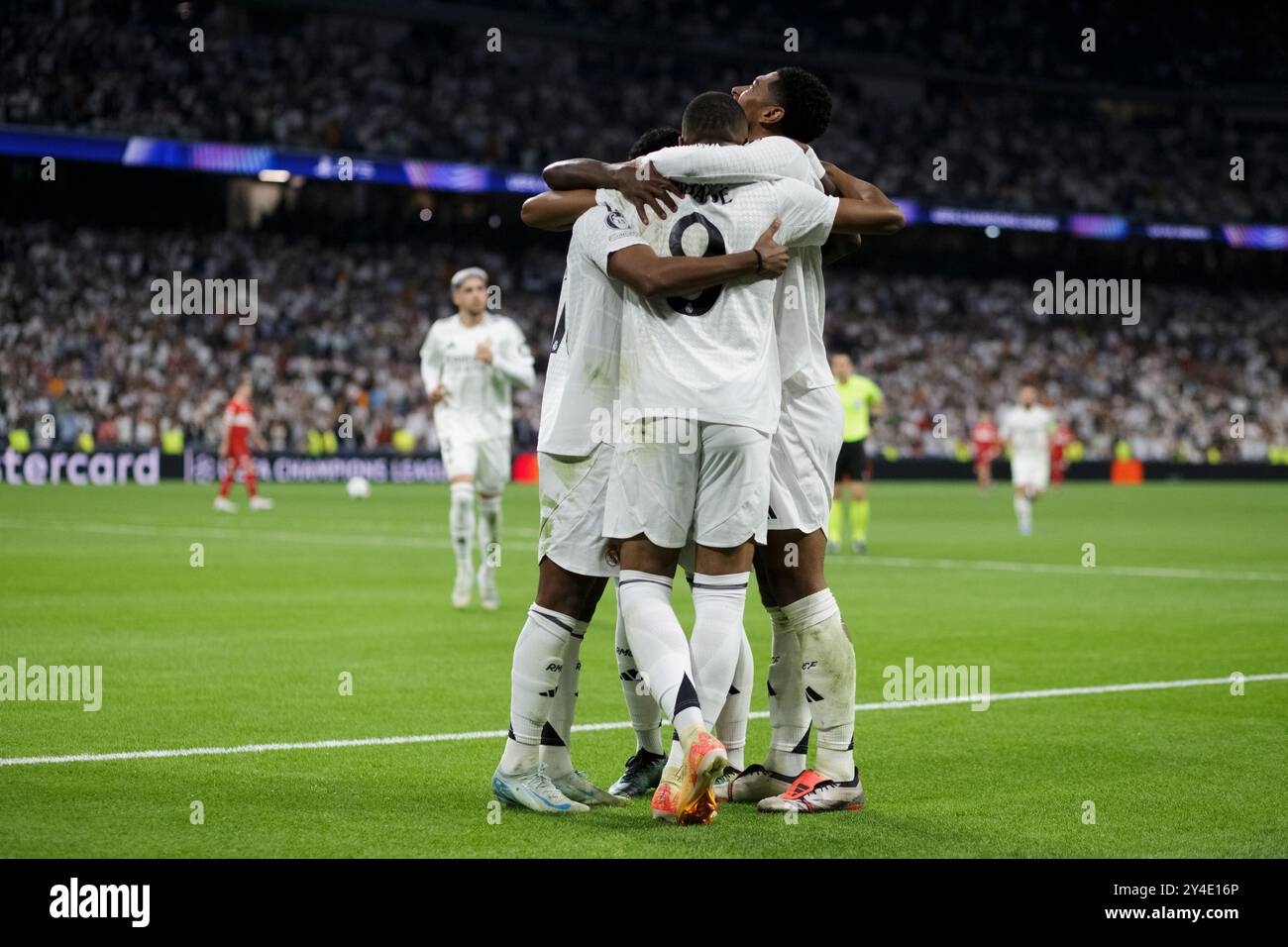 Rodrygo Goes of Real Madrid, Vinicius jr von Real Madrid, Jude Bellingham von Real Madrid und ...