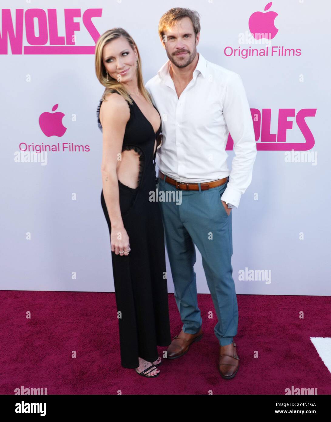 (L-R) Katie Cassidy und Stephen Huszar bei der Apple Original Film ...