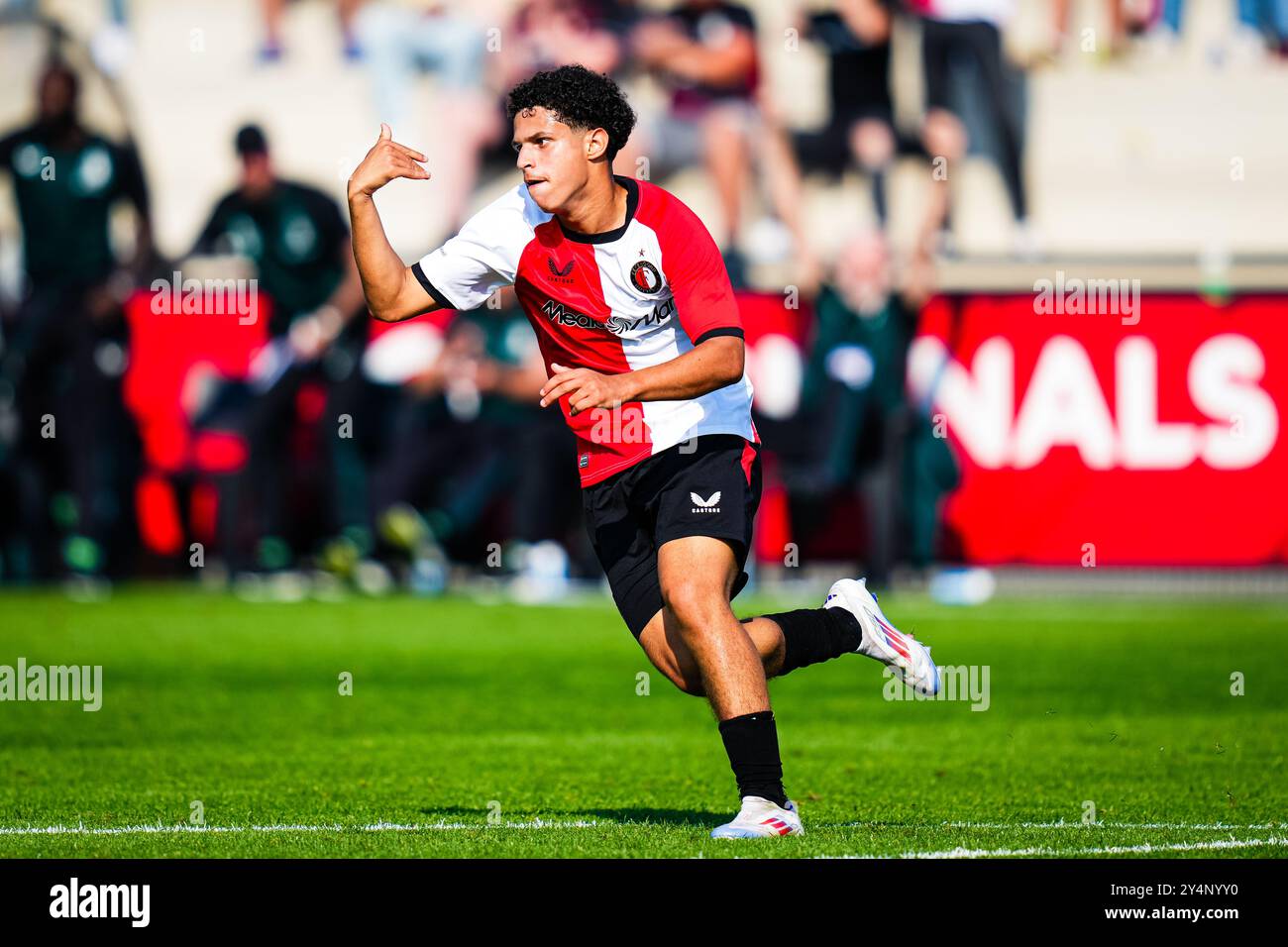 Rotterdam - Ayoub Ouarghi von Feyenoord während der ersten Runde des ...