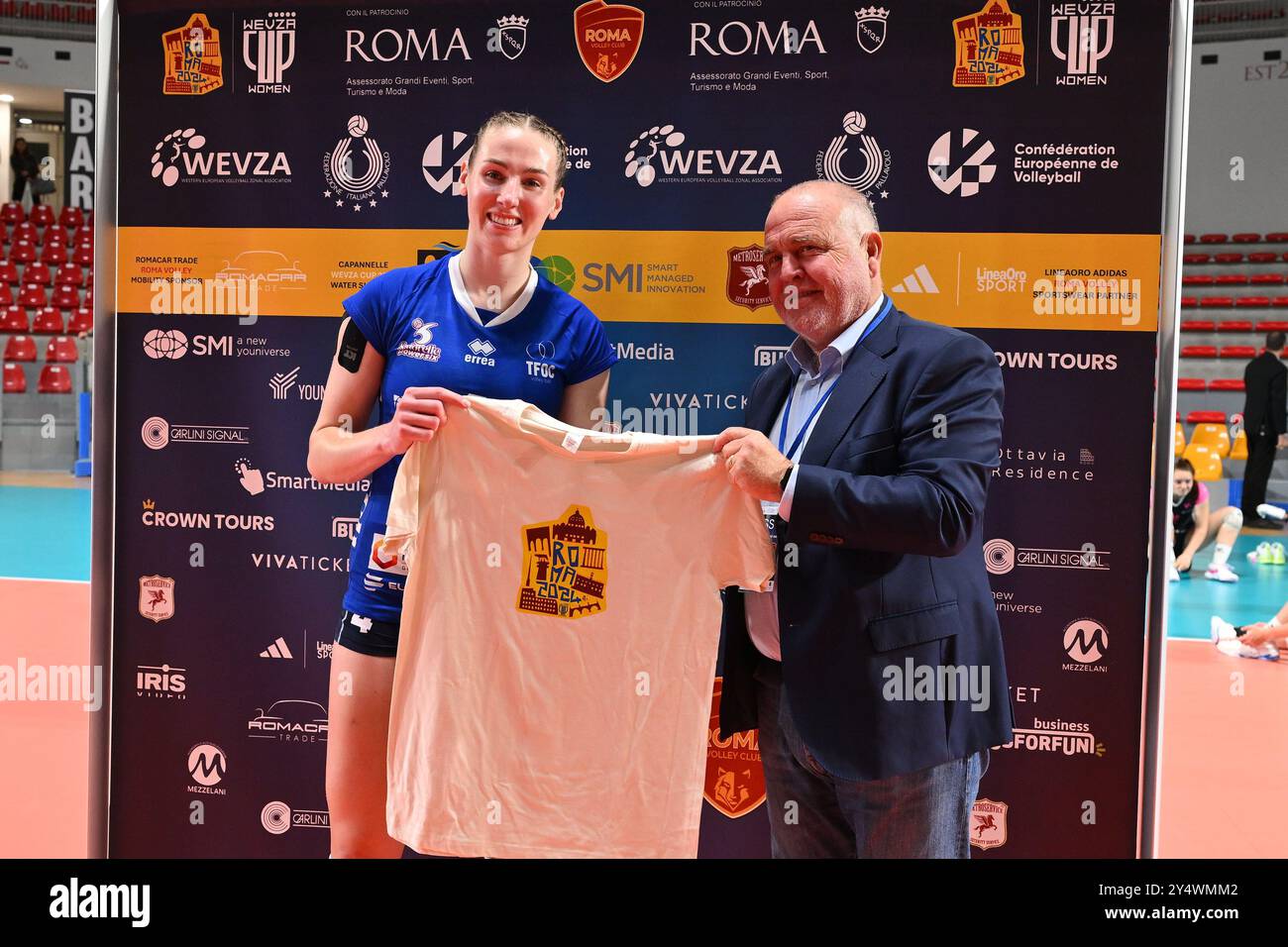 Alexandra Hadrych von Terville Florange OC während des 2. Tages des CEV Volleyball Challenge Cup ...