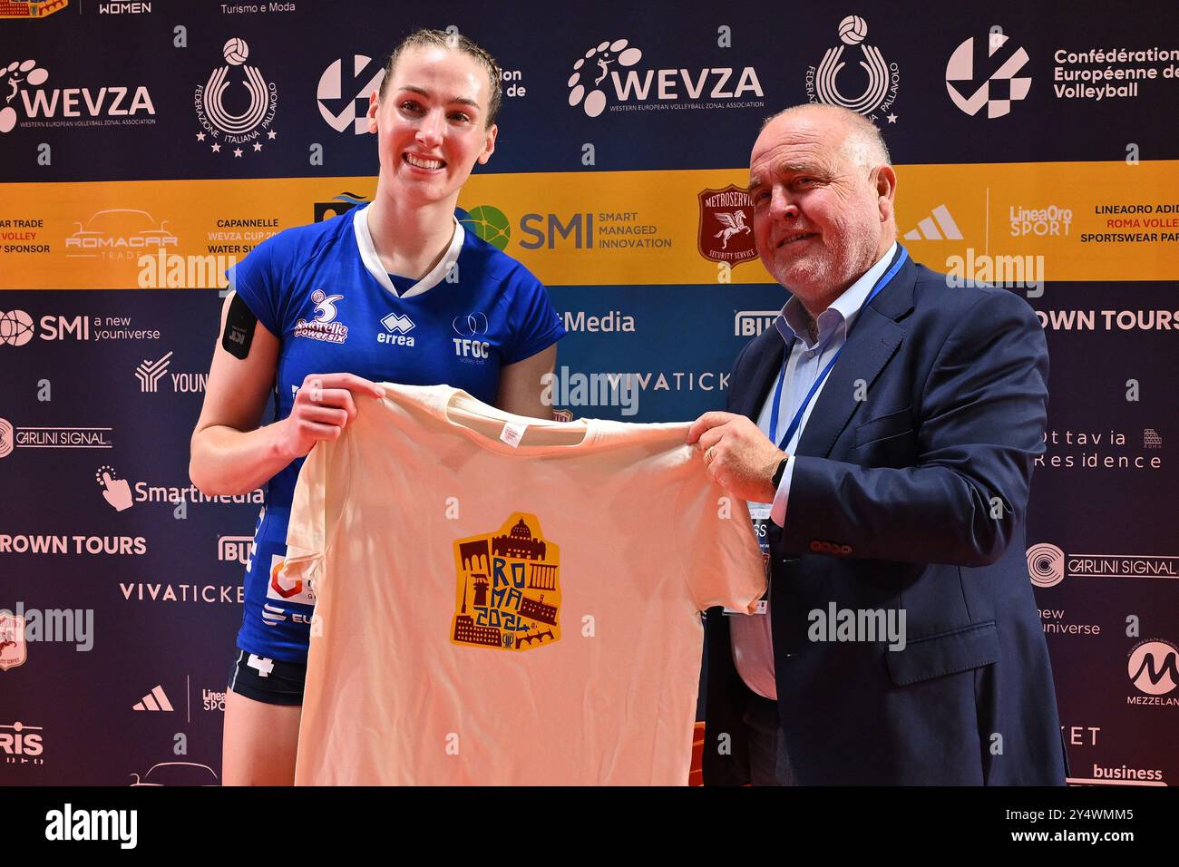Alexandra Hadrych von Terville Florange OC während des 2. Tages des CEV Volleyball Challenge Cup ...
